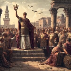 Emperor Valentinian III 419 - 455 AD - spoiled leader devoted to religion