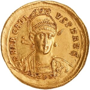 Arcadius AD C. 377-408 - temperate and ineffectual emperor
