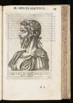Macrinus AD 164-218 - an honest and a charismatic emperor