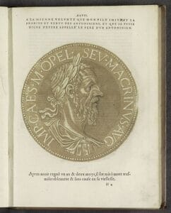 Macrinus AD 164-218 - an honest and a charismatic emperor