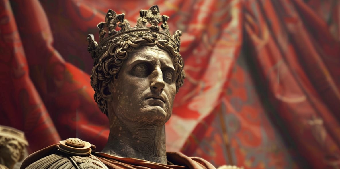 Constantine the Great 285? - 337 AD, the most famous Emperor