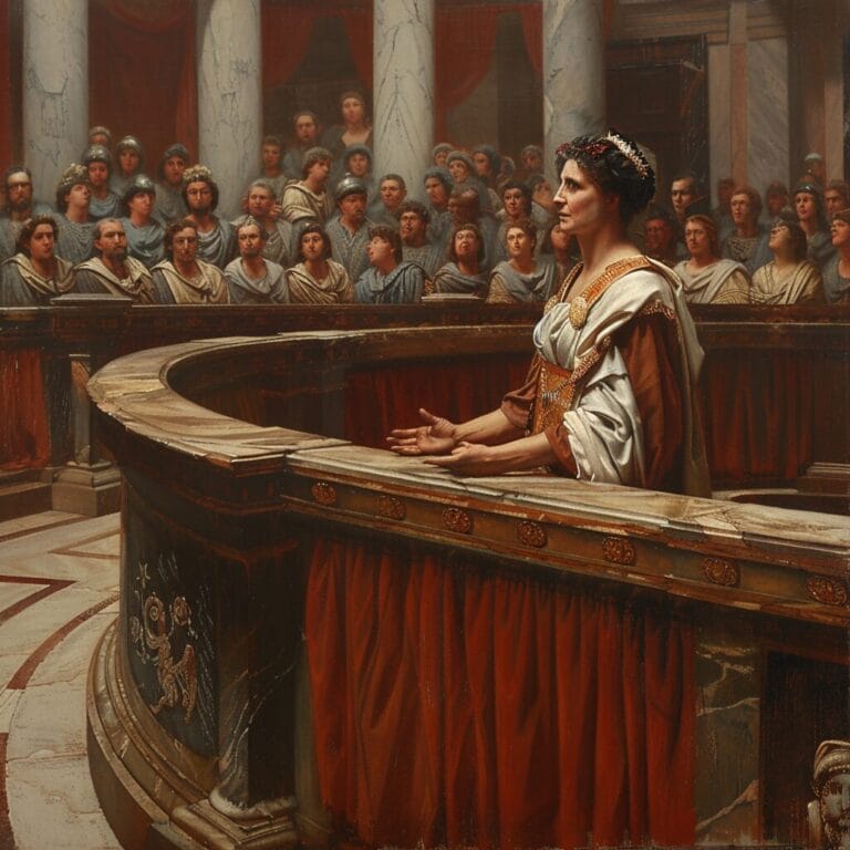 Hortensia: The 1st woman to speak in the Roman Senate
