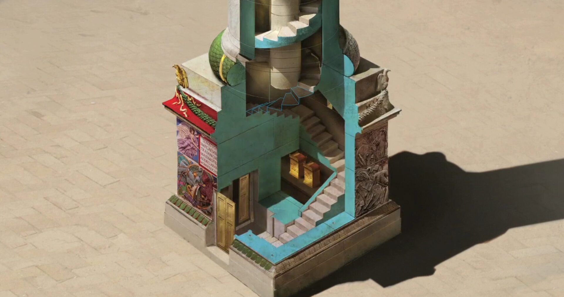 How Did the Romans Lift Marble Drums into Place on Trajan's Column ...
