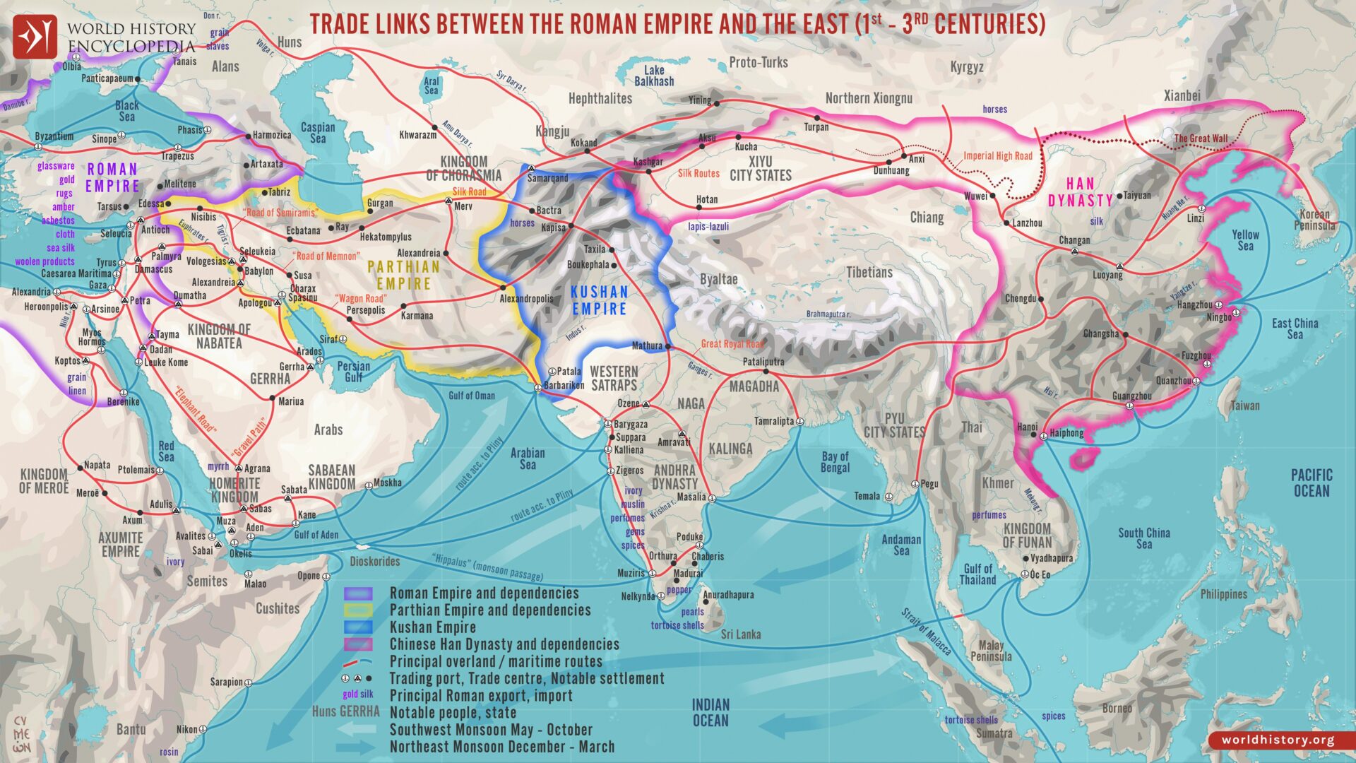 Did Ancient Rome and China Know About Each Other? - Roman Empire