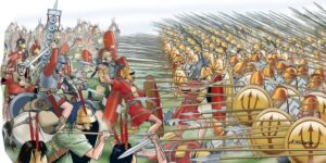 Roman Legion Against Macedonian Phalanx - Roman Empire