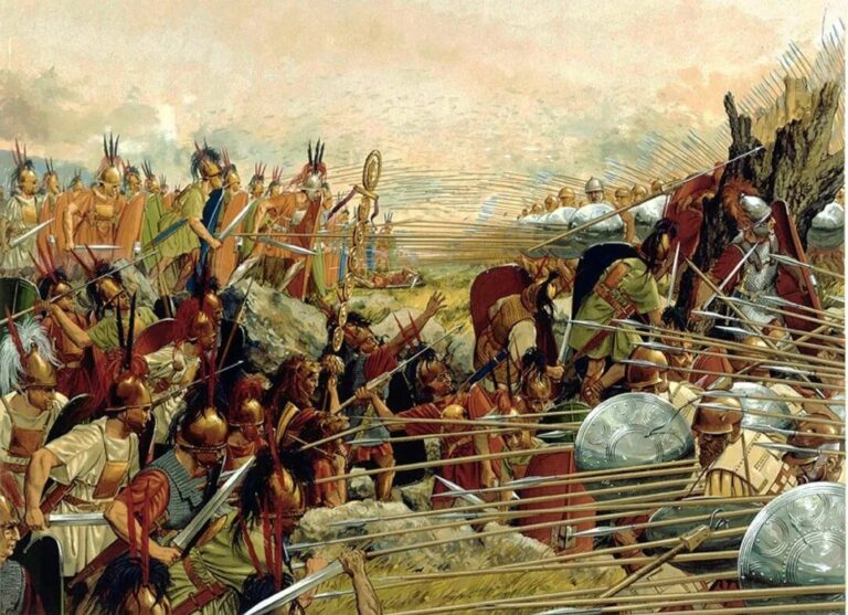Roman Legion Against Macedonian Phalanx - Roman Empire