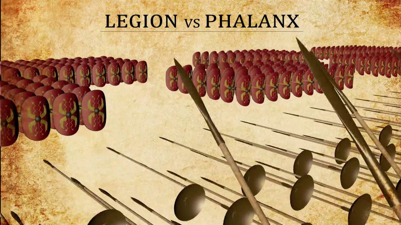 Roman Legion Against Macedonian Phalanx - Roman Empire